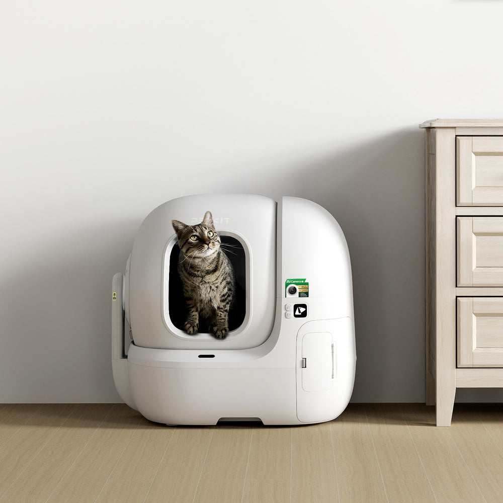 PETKIT Purobot Ultra AI-powered cat litter box Auto packing system ...