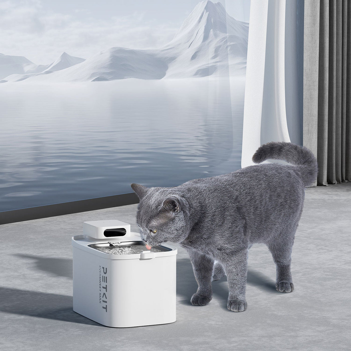 PETKIT EverSweet Max Cordless Smart Pet Drinking Fountain like faucet ...