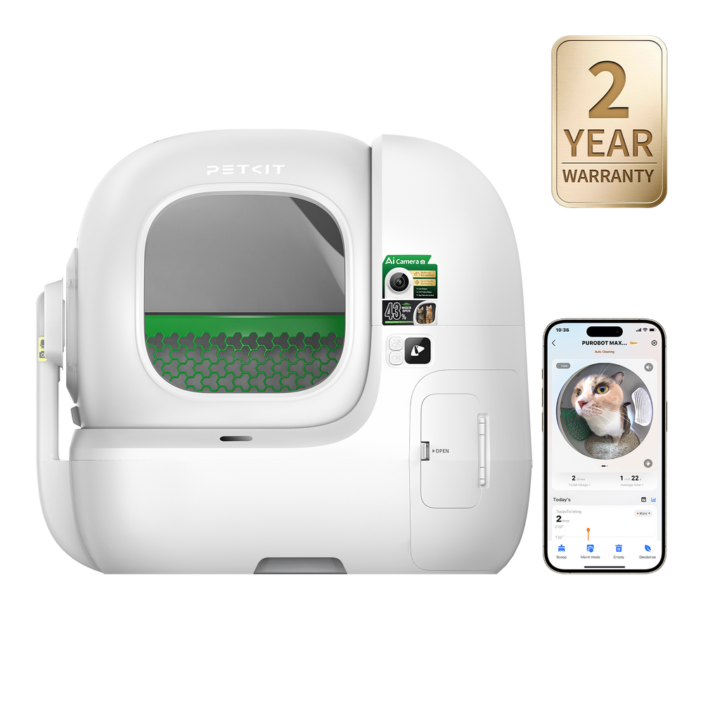 PUROBOT MAX PRO 2 Automatic Self-Cleaning Cat Litter Box | Larger Entry ...