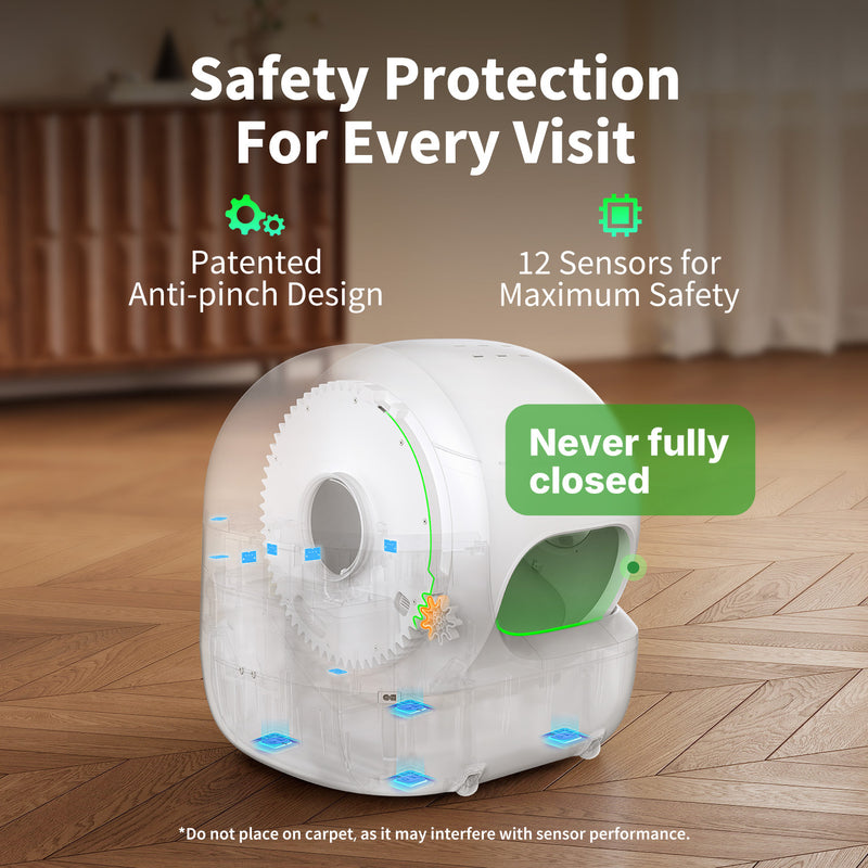 PUROBOT MAX PRO 2 Automatic Self-Cleaning Cat Litter Box | Larger Entry ...
