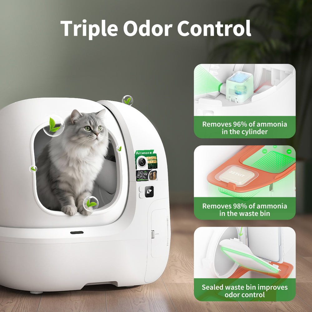 PUROBOT MAX PRO 2 Automatic Self-Cleaning Cat Litter Box | Larger Entry ...