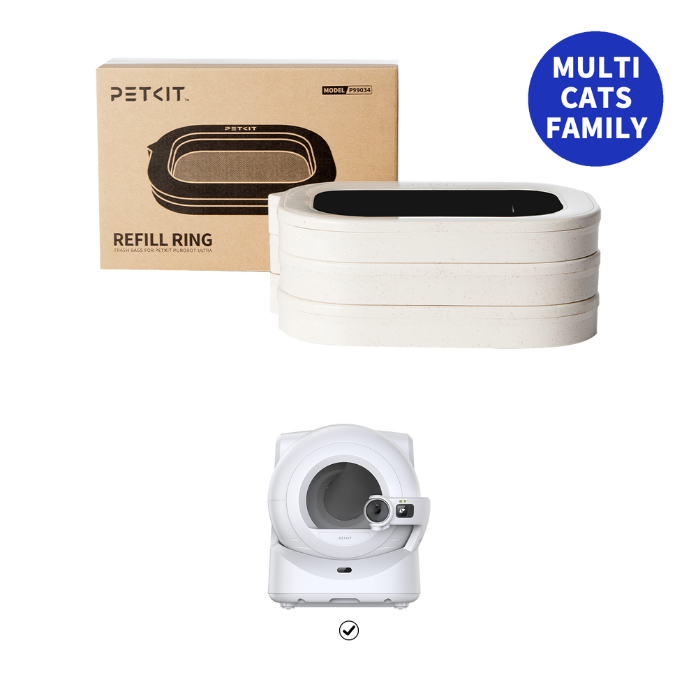Purobot Ultra Refill Ring Packs, Multi cats savings on pet waste bags