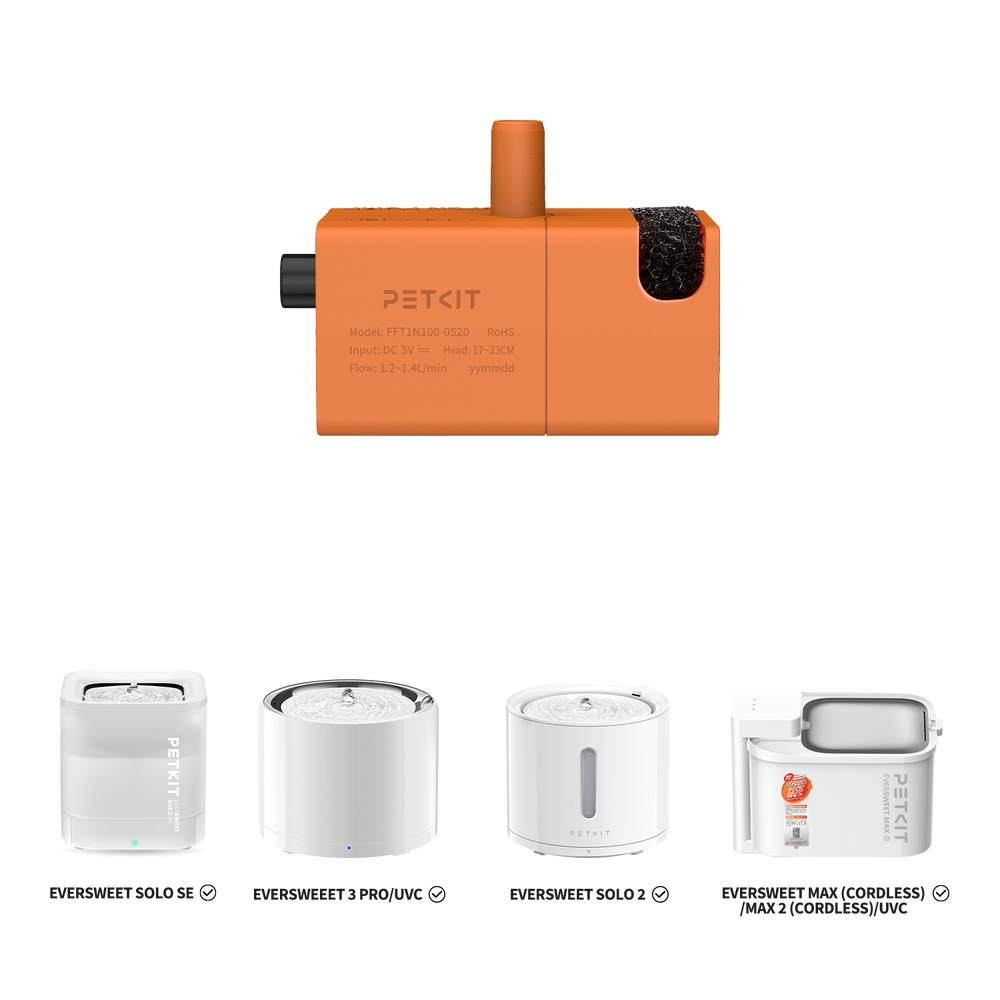 PETKIT Wireless Water Pump FFT1-2 | Heat-Resistant for EverSweet Max 2